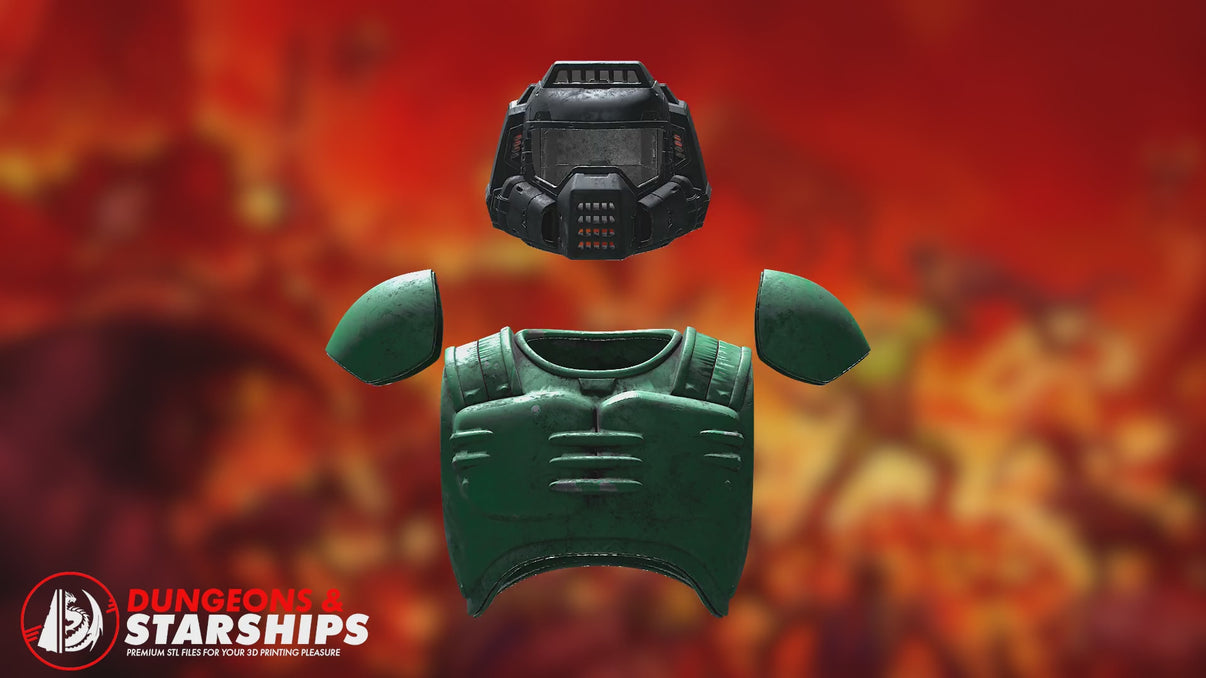 Doomguy Classic Armor - Doom – Dungeons & Starships